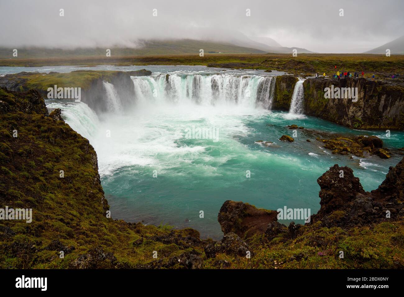 The Godafoss Icelandic: Goðafoss waterfall of the gods, is a famous ...