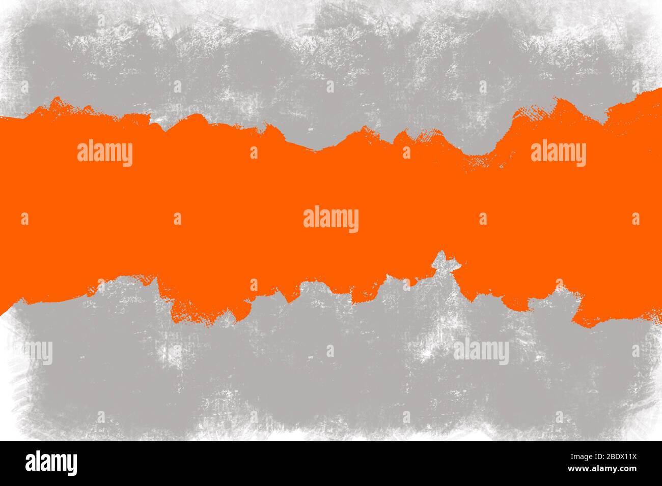 Grunge style header title background abstract banner in orange and grey ...