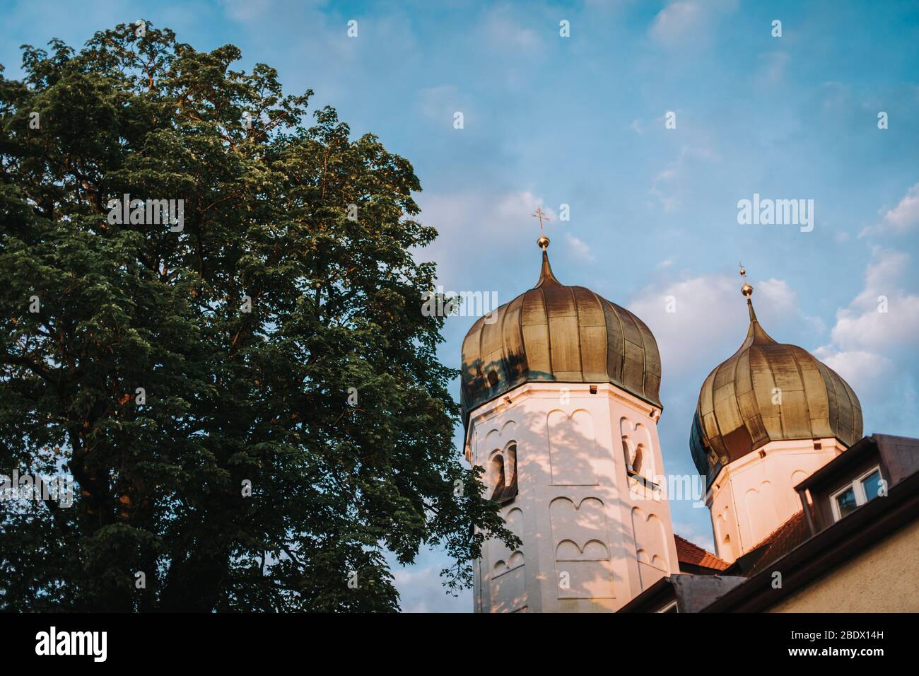 old beautiful Seeon monastery at Chiemgau in Bavaria, Germany Stock ...