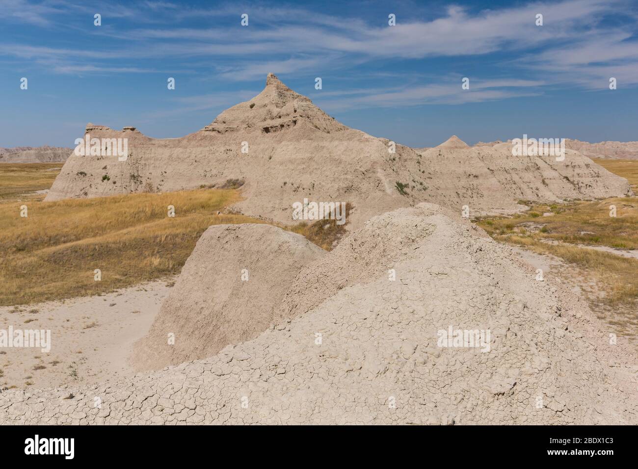 Badlands Scenic Landscape Stock Photo - Alamy