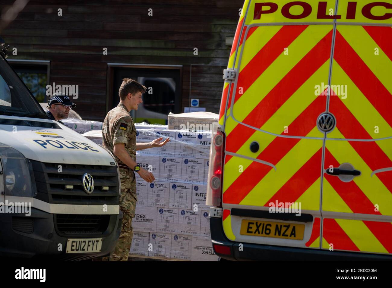 Brentwood Essex, UK. 10th Apr, 2020. NHS Personal Protective Equipment ...