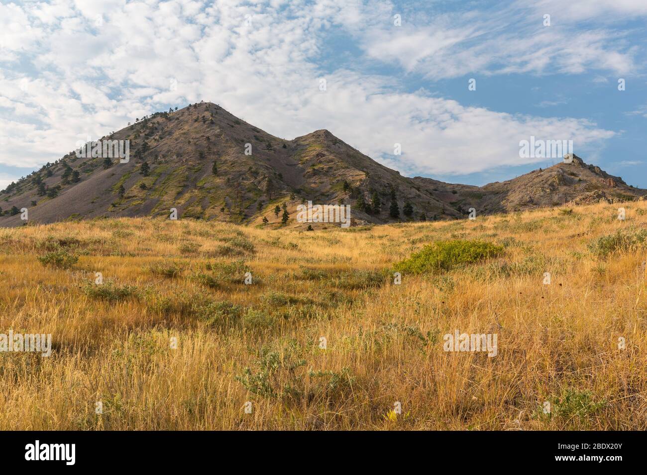 A Scenic Butte Landscape Stock Photo - Alamy