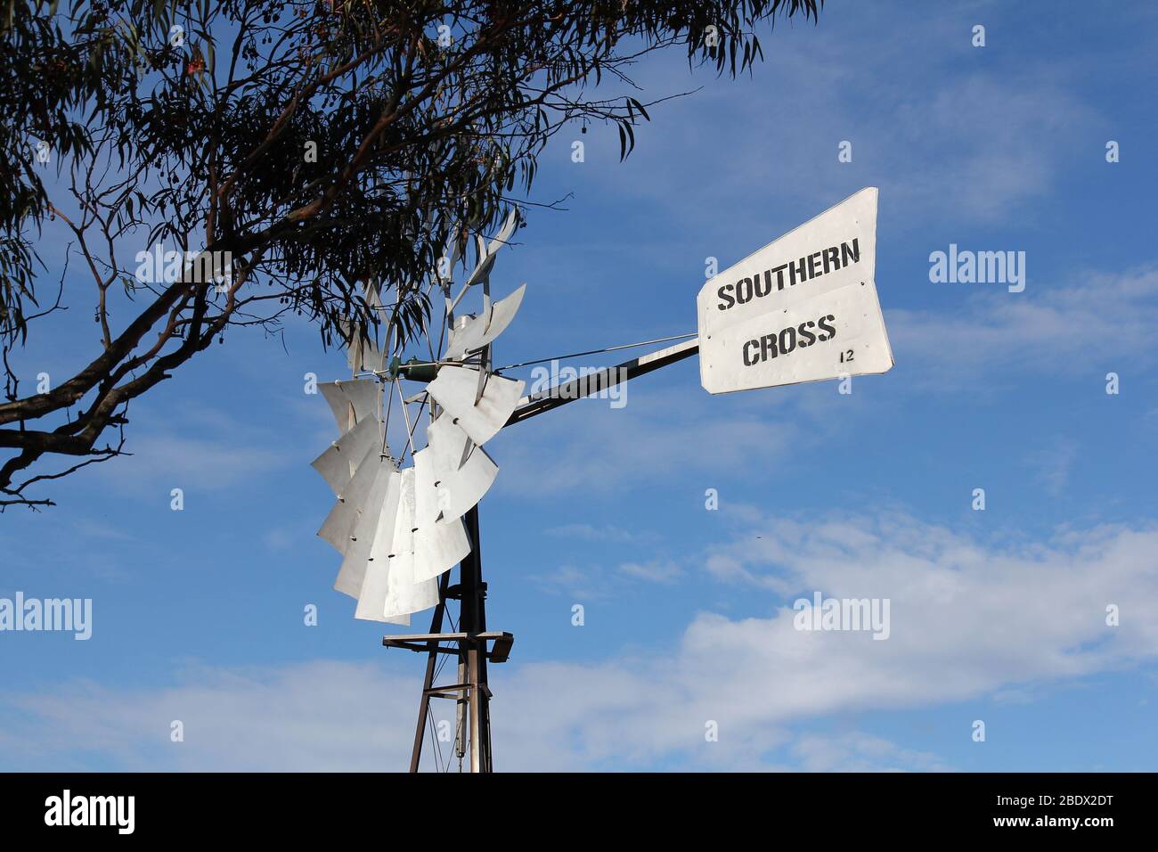 Southern cross windmill, Ravensthorpe, Western Australia Stock Photo ...