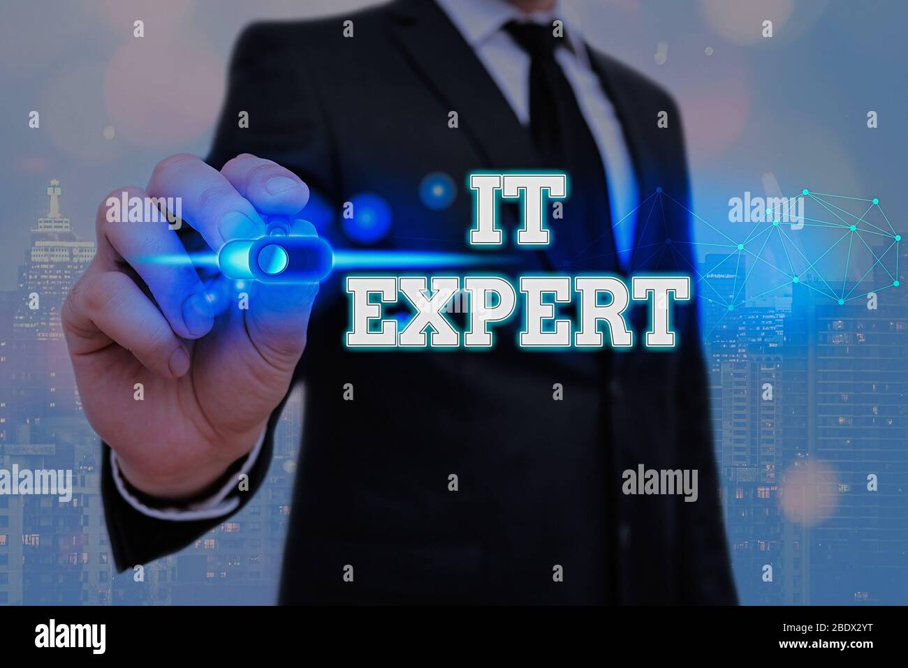 Writing note showing It Expert. Business concept for demonstrating with ...