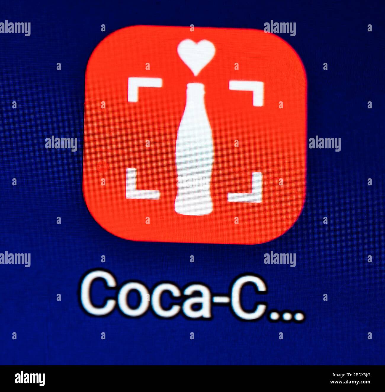 Coca cola logo app icon hi-res stock photography and images - Alamy