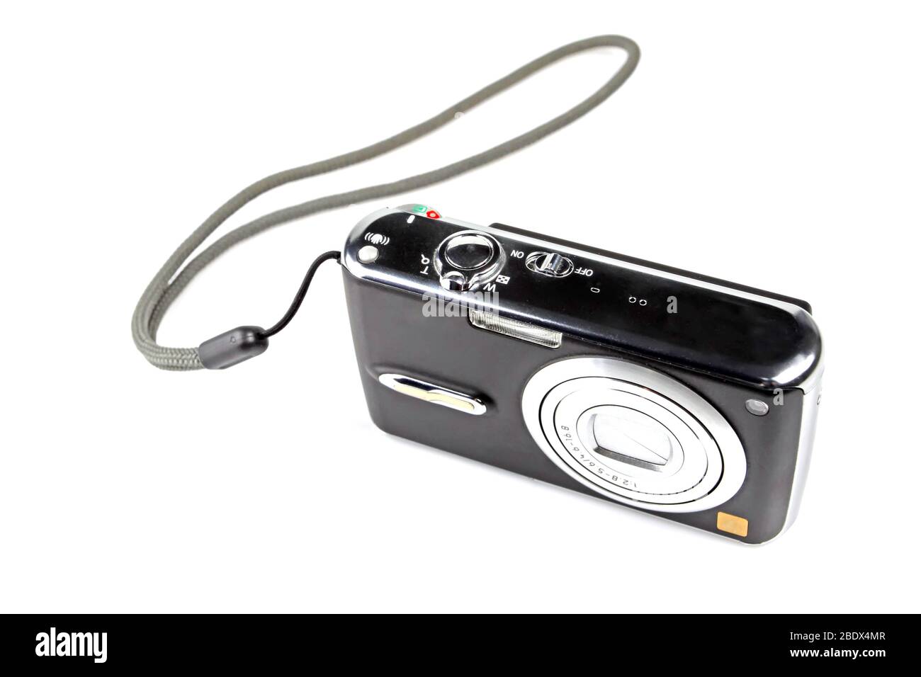 digital camera on a white background Stock Photo - Alamy