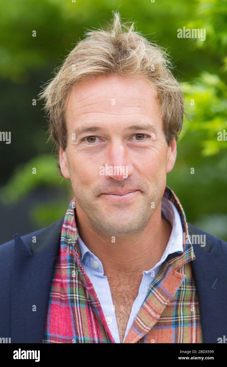 Ben Fogle, English broadcaster, writer and adventurer, at the Chelsea ...