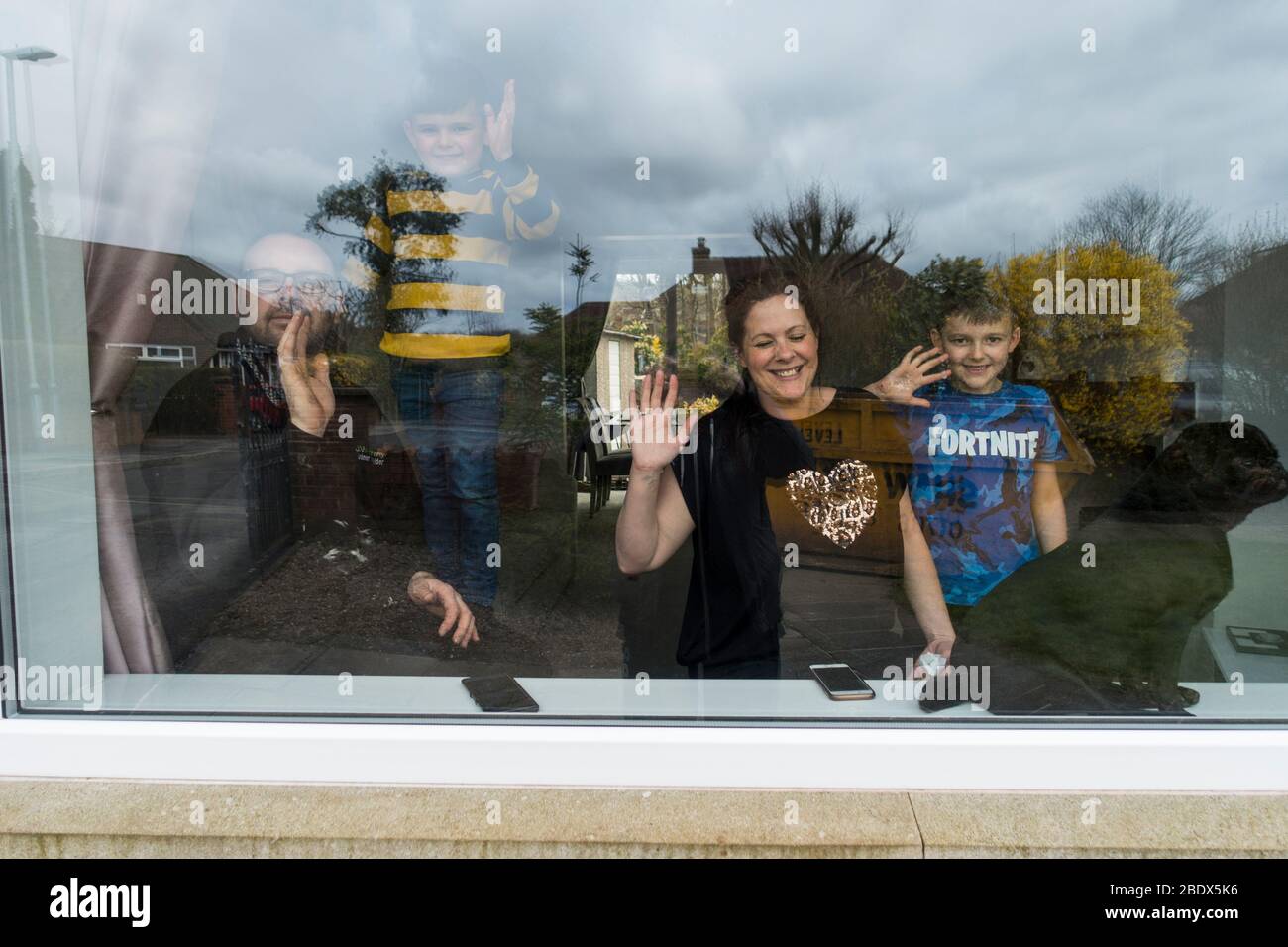 Lockdown isolation window hi-res stock photography and images - Alamy