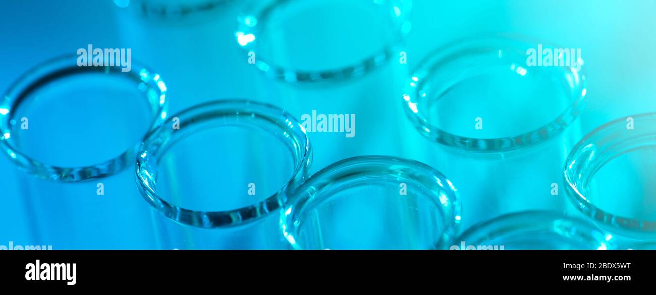 Test tube row. Concept of medical or science laboratory, liquid drop ...