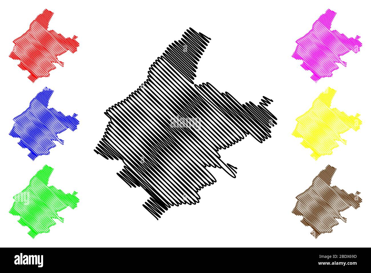 Athens City (Hellenic Republic, Greece, Hellas, Attica) map vector ...