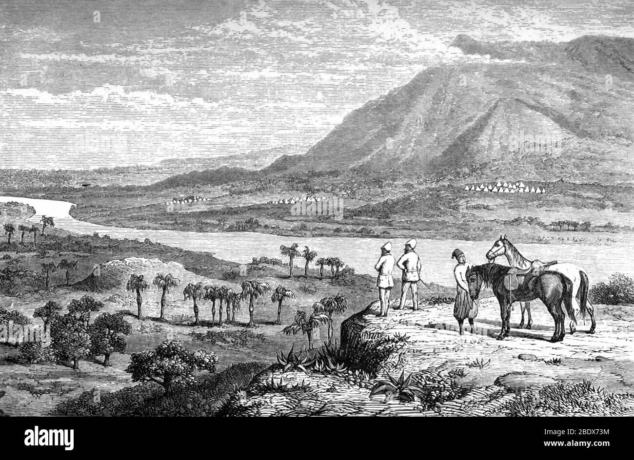 Samuel Baker Military Expedition, 19th Century Stock Photo - Alamy