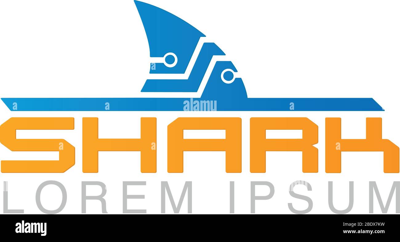 shark logo template. Creative vector symbol Stock Vector Image & Art ...