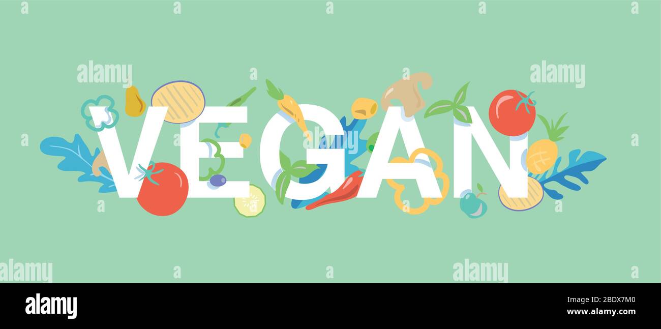 Hand food vegan fruit Stock Vector Images - Alamy