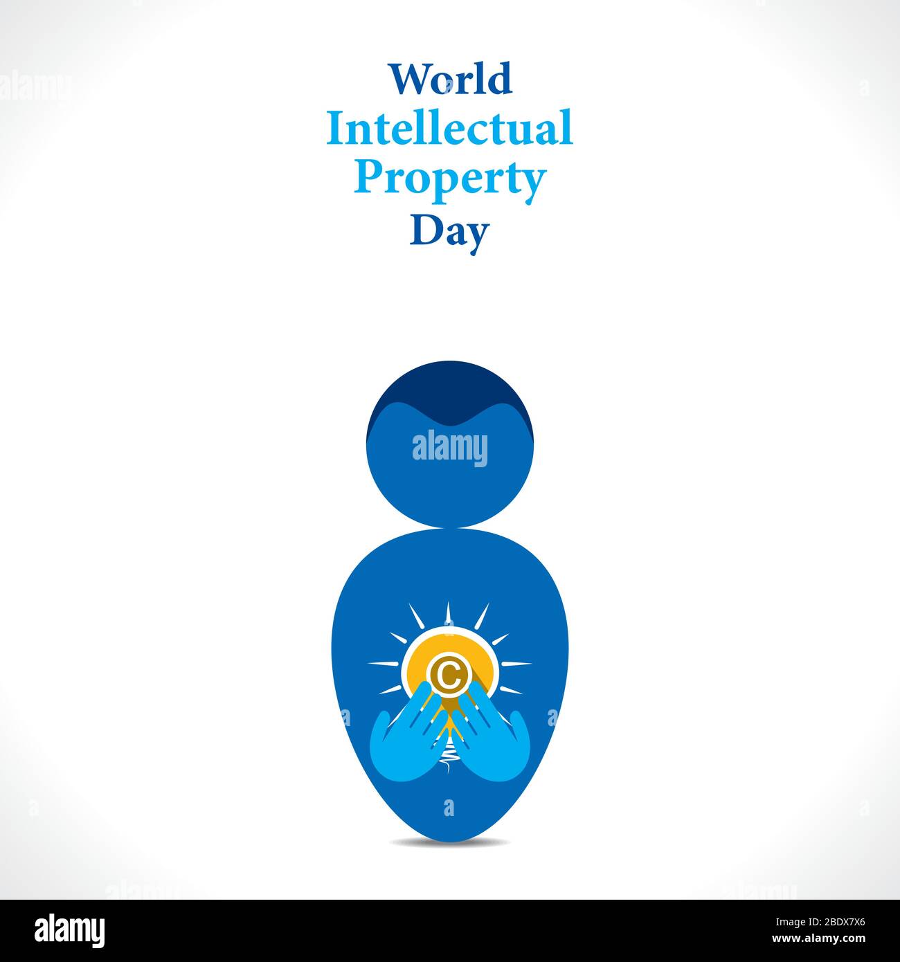 World Intellectual Property Day poster design. Vector illustration ...
