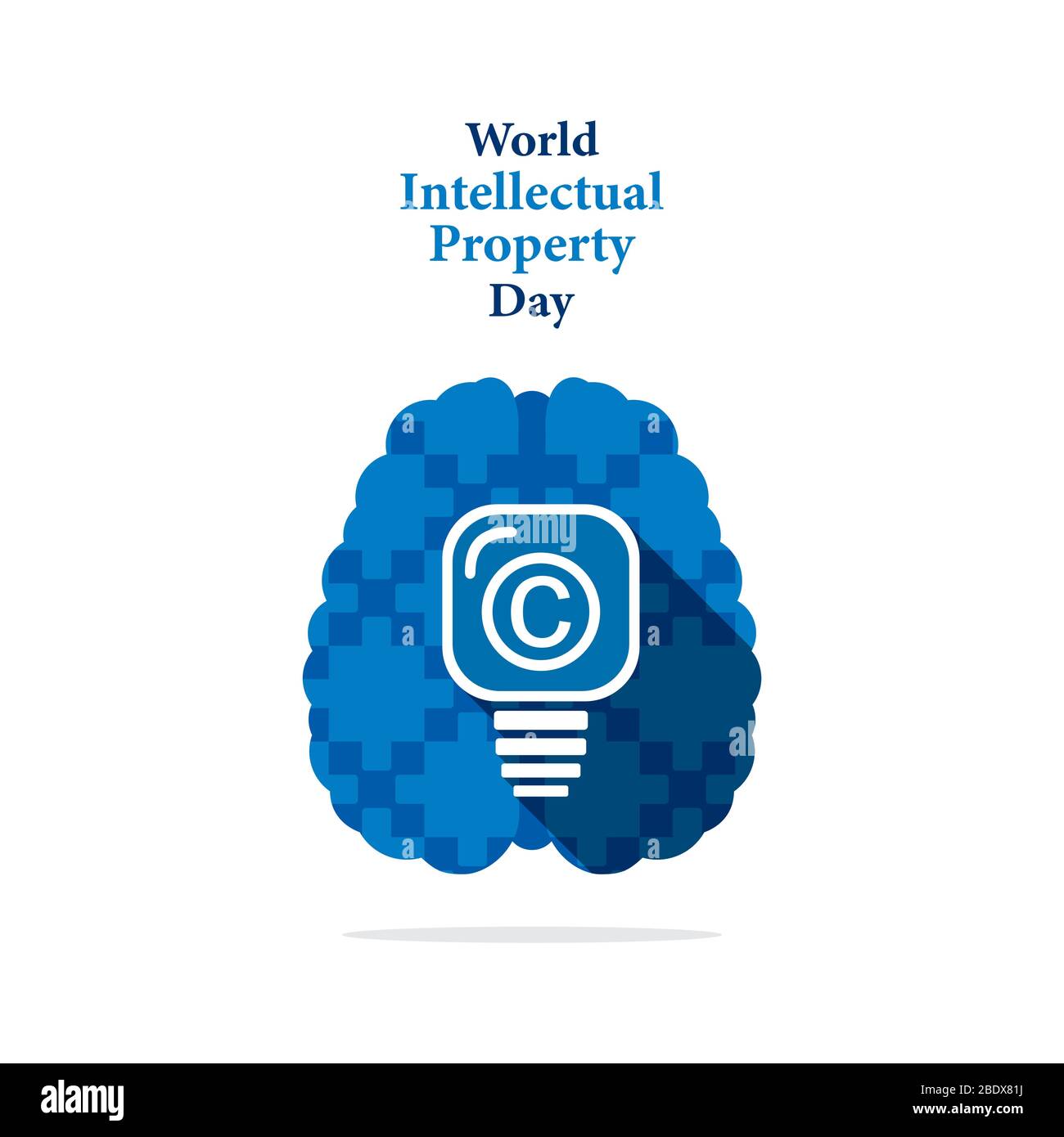World Intellectual Property Day poster design. Vector illustration ...