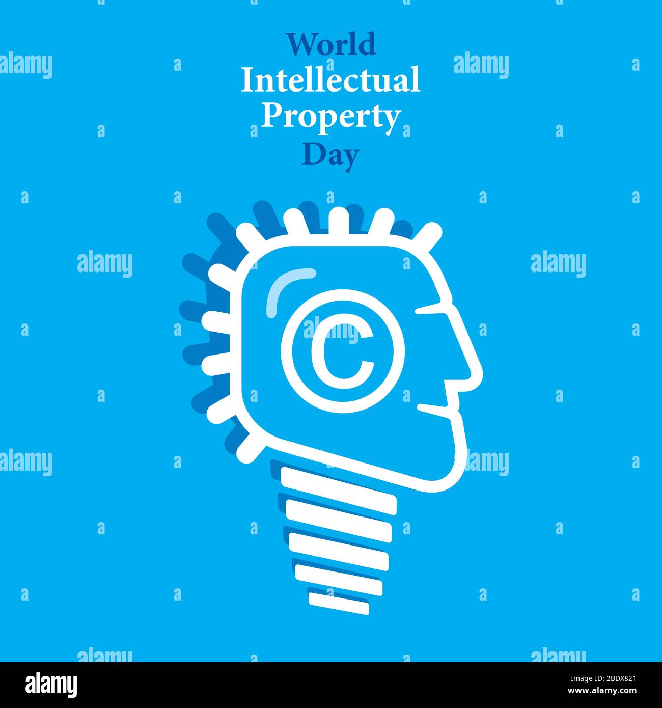 World Intellectual Property Day poster design. Vector illustration ...