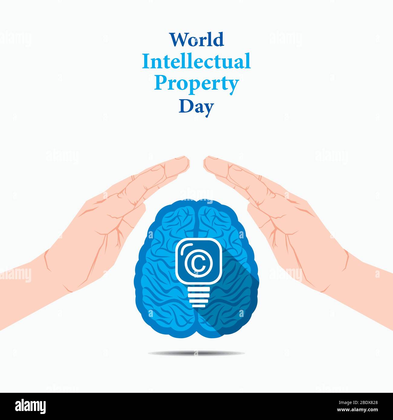 World Intellectual Property Day poster design. Vector illustration ...
