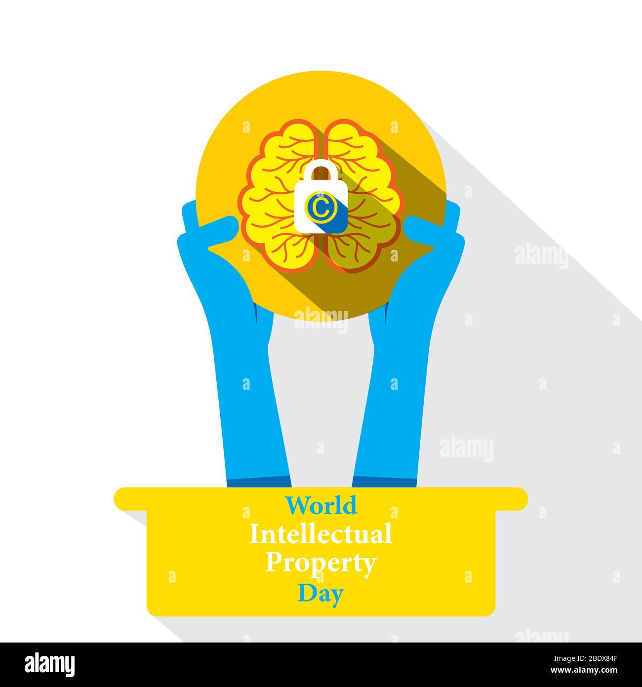 World Intellectual Property Day poster design. Vector illustration ...