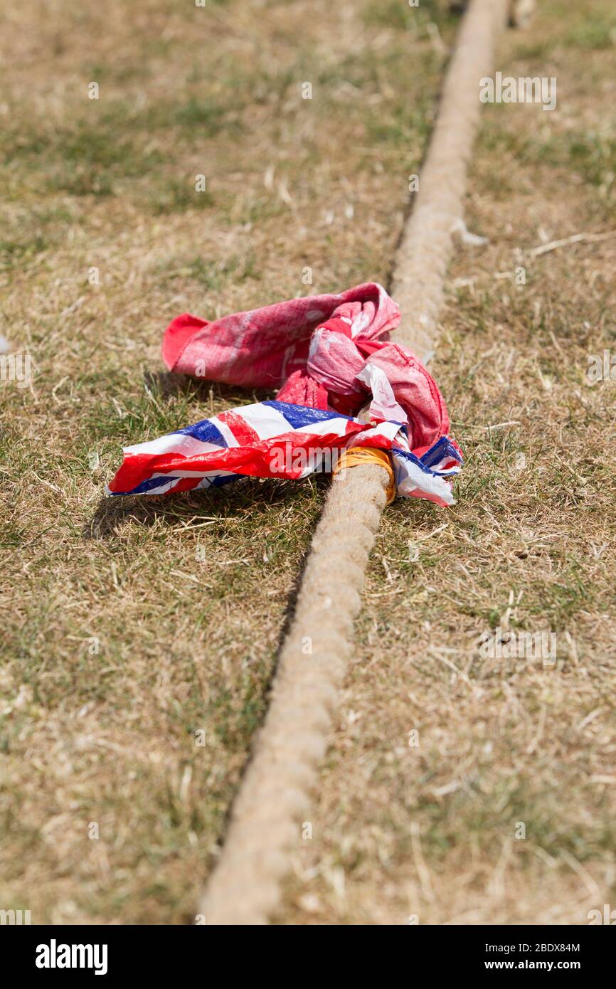 Union jack tied rope hi-res stock photography and images - Alamy