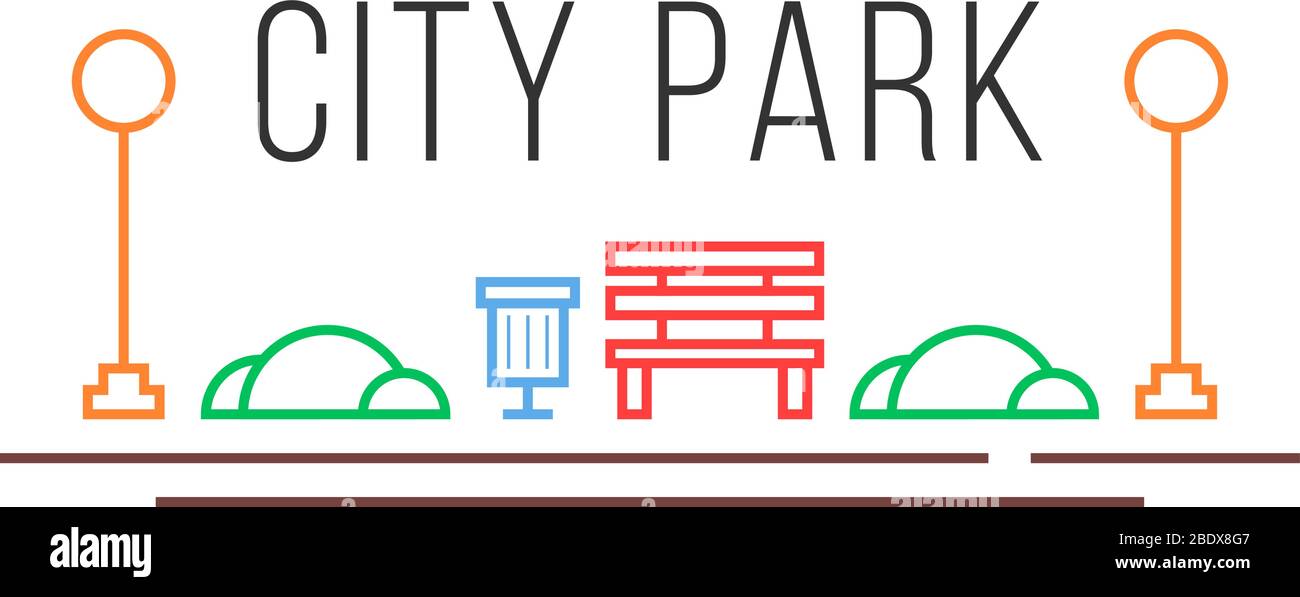 Summer city scape Cut Out Stock Images & Pictures - Alamy