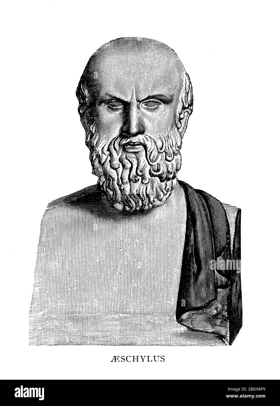 Aeschylus, Ancient Greek Playwright Stock Photo - Alamy