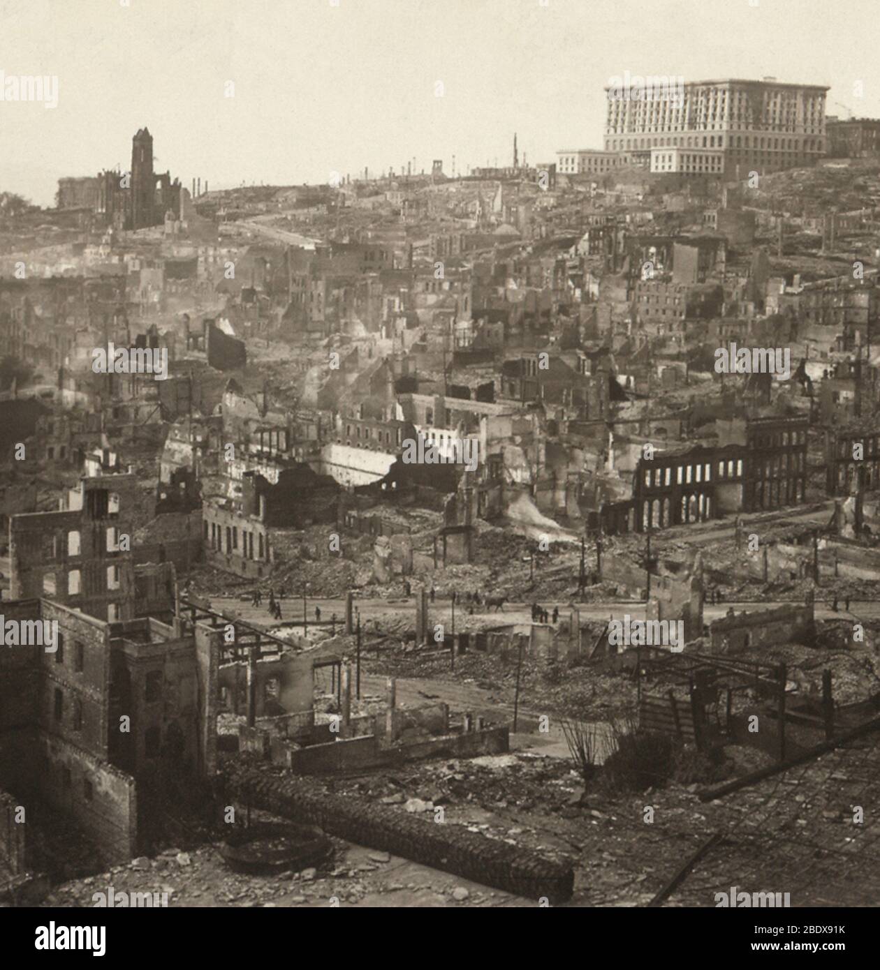 San Francisco Earthquake, 1906 Stock Photo - Alamy