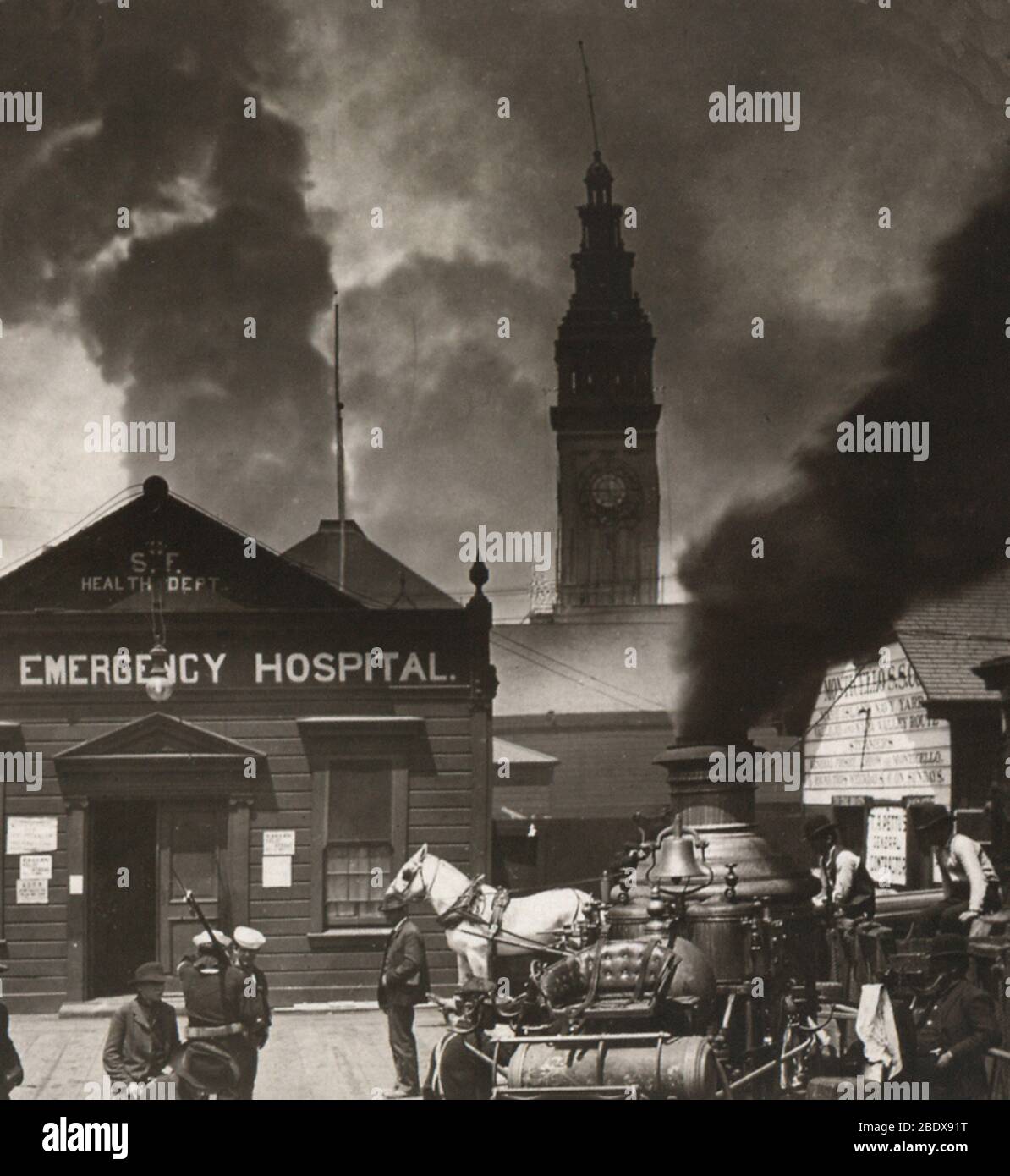 San Francisco Earthquake, 1906 Stock Photo - Alamy