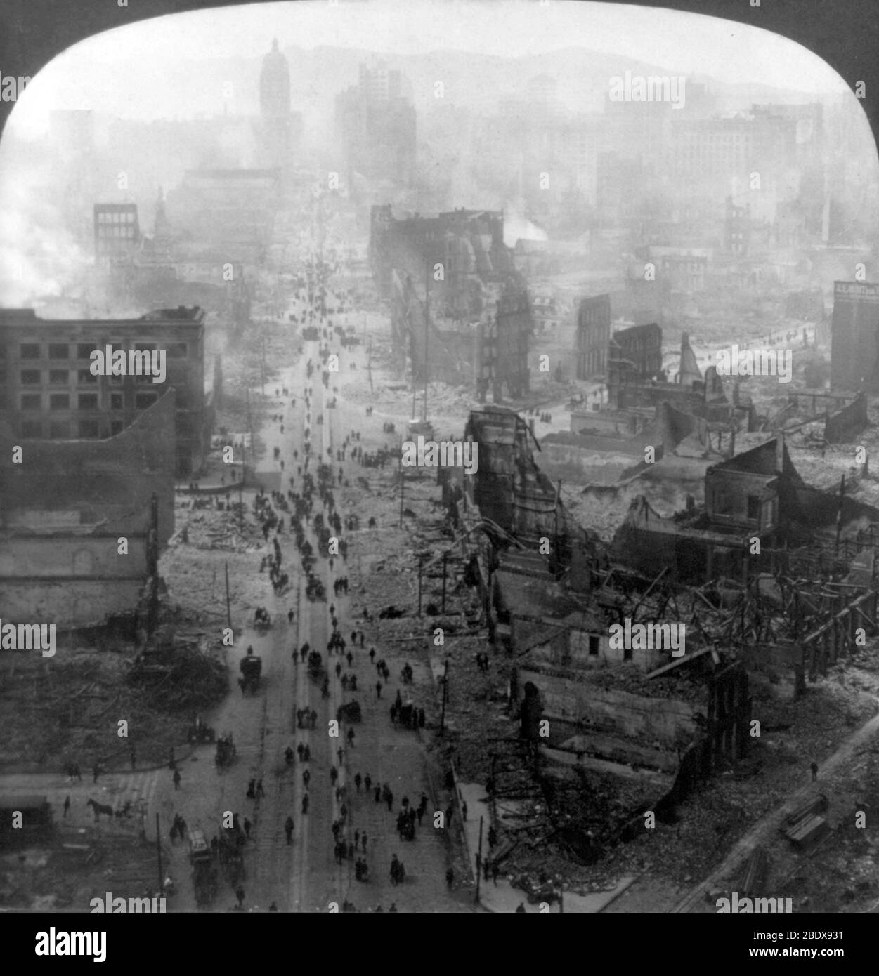 San Francisco Earthquake, 1906 Stock Photo - Alamy