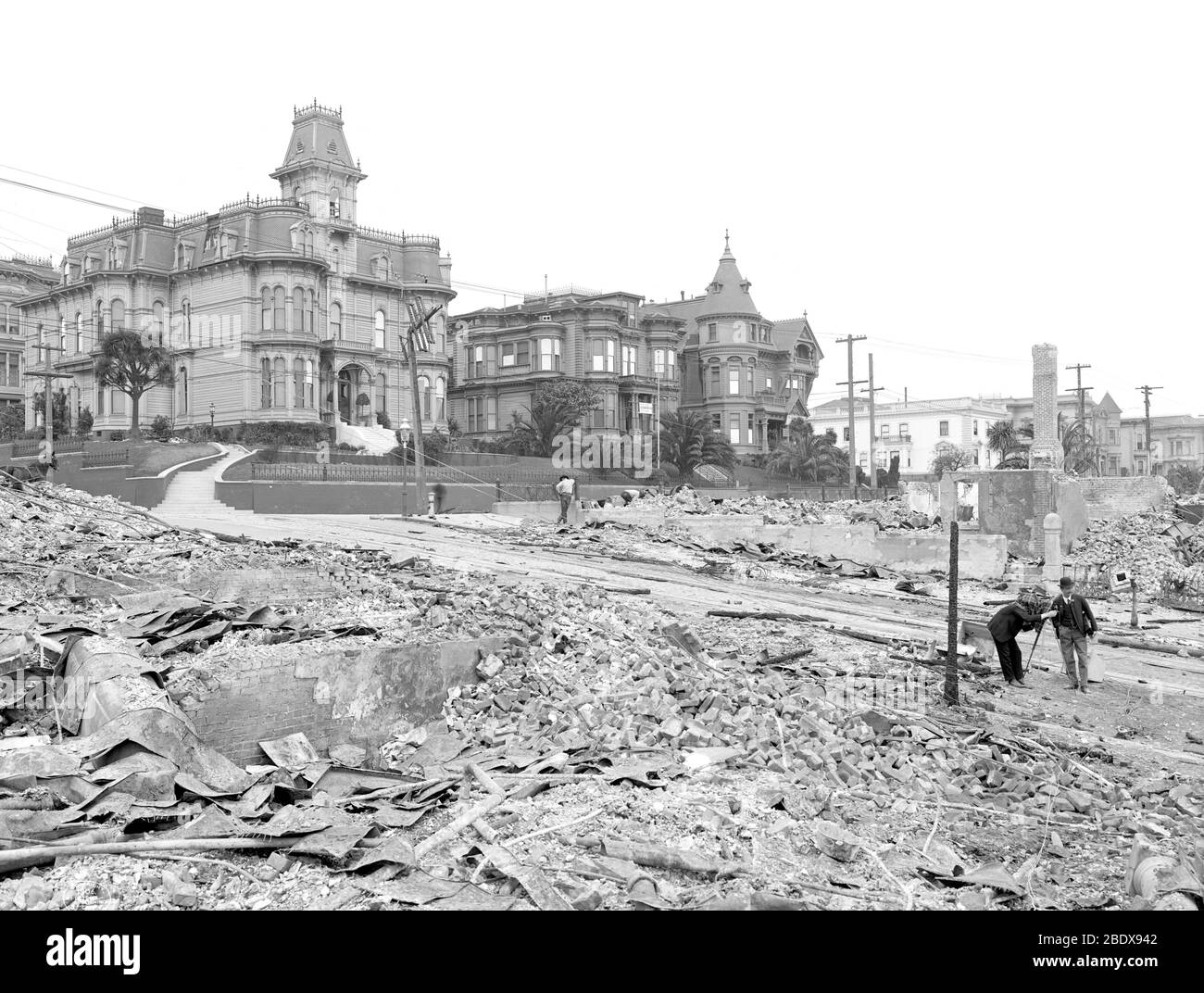 San Francisco Earthquake, 1906 Stock Photo - Alamy