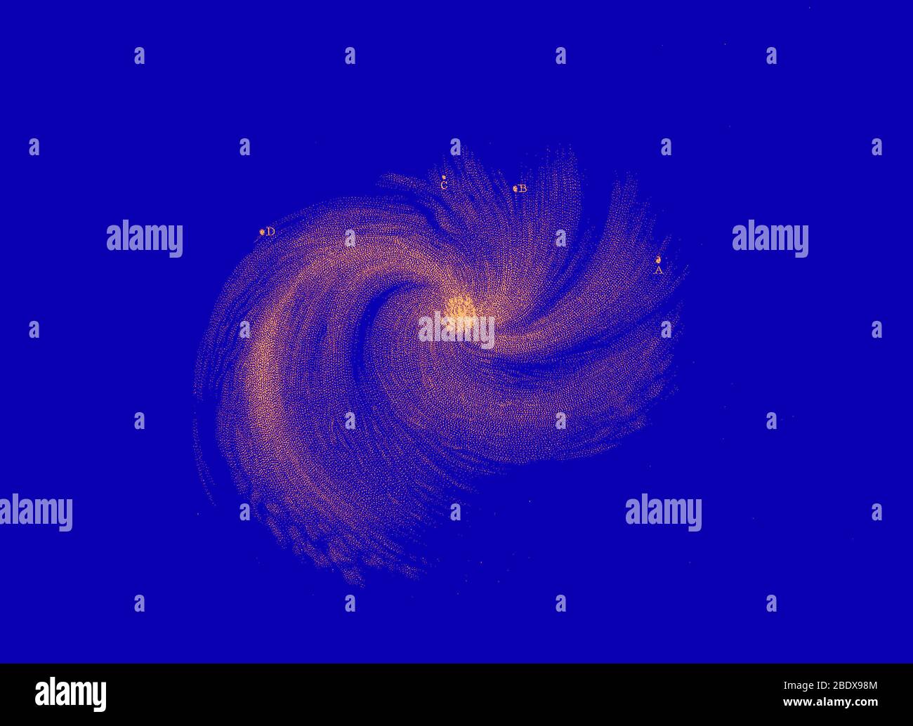 Spiral Galaxy, M99, William Parsons, 1850 Stock Photo - Alamy