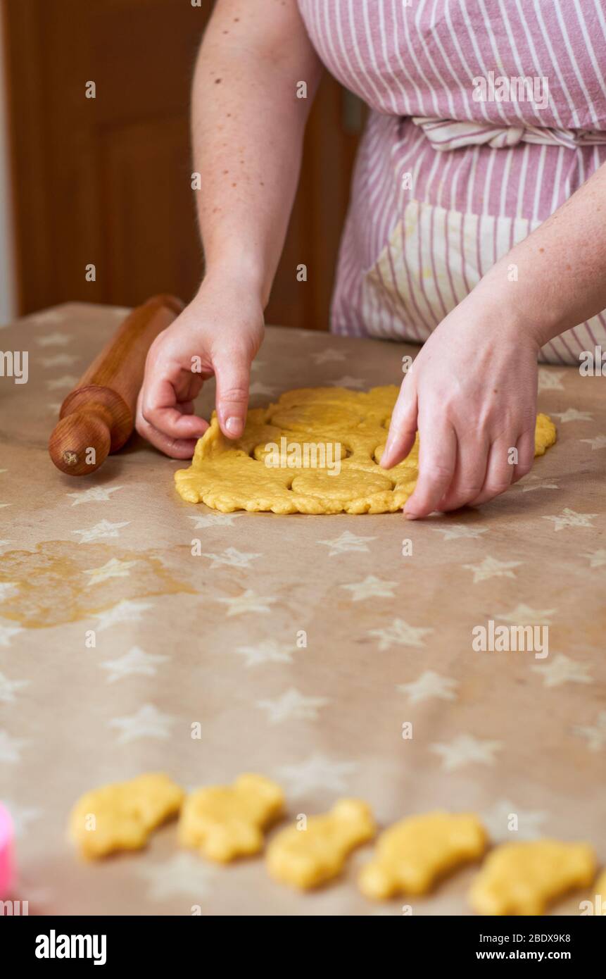 Making sugar cookies hi-res stock photography and images - Alamy