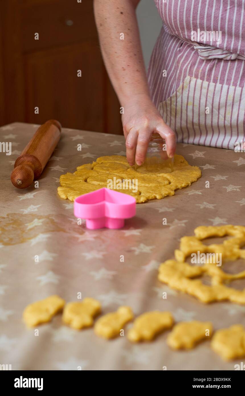 Making sugar cookies hi-res stock photography and images - Alamy