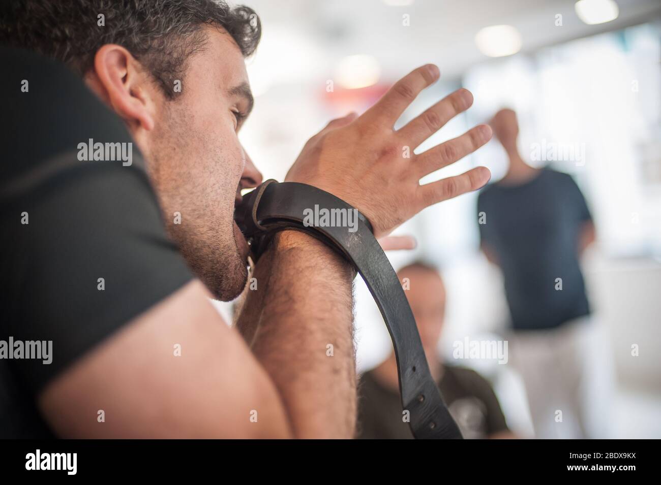Bondage leather hi-res stock photography and images - Alamy