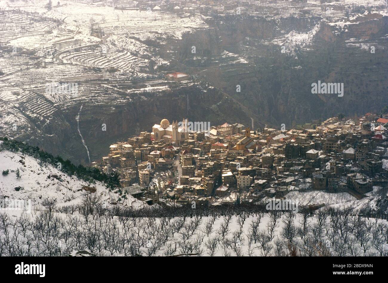 The valley of Qadisha Stock Photo - Alamy
