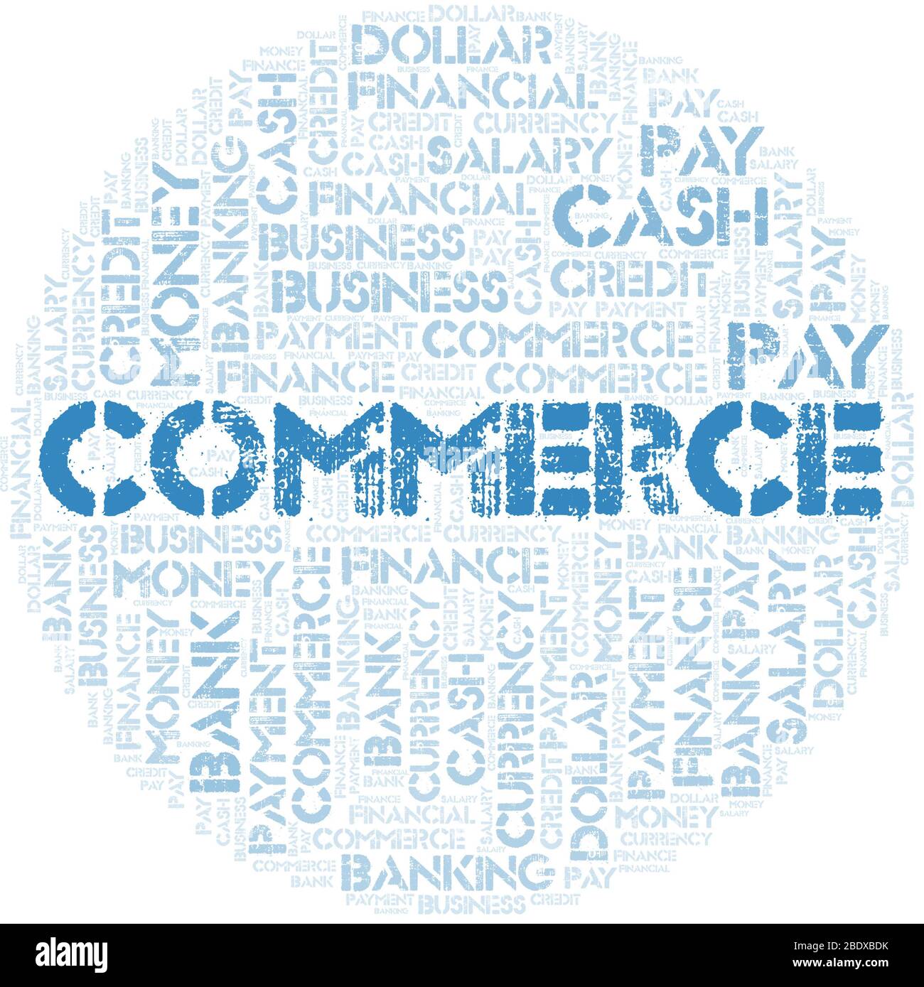 Commerce typography word cloud. Wordcloud collage made with the text ...