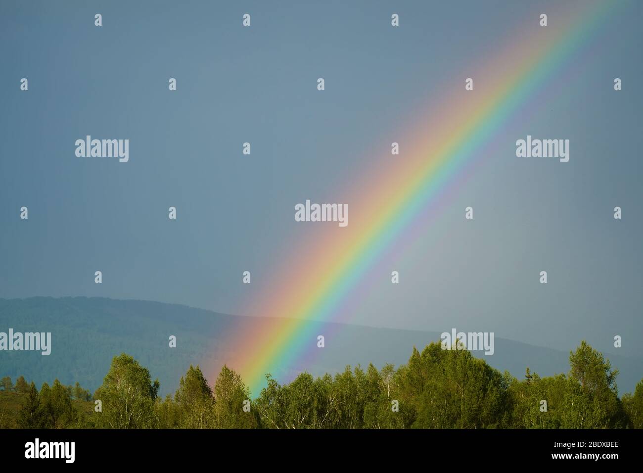 Rainbow color colors colorful spectrum landscape scenic scenery hi-res ...
