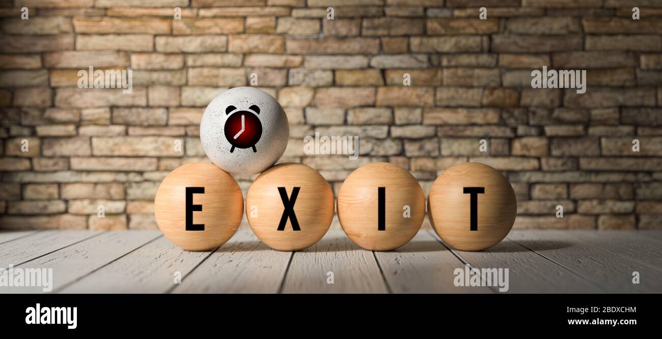 Time wooden 3d rendered hi-res stock photography and images - Alamy