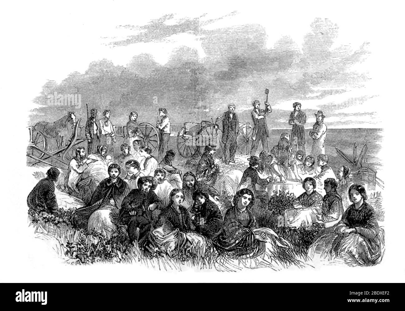 Dakota War of 1862, Escape of the Missionaries Stock Photo - Alamy