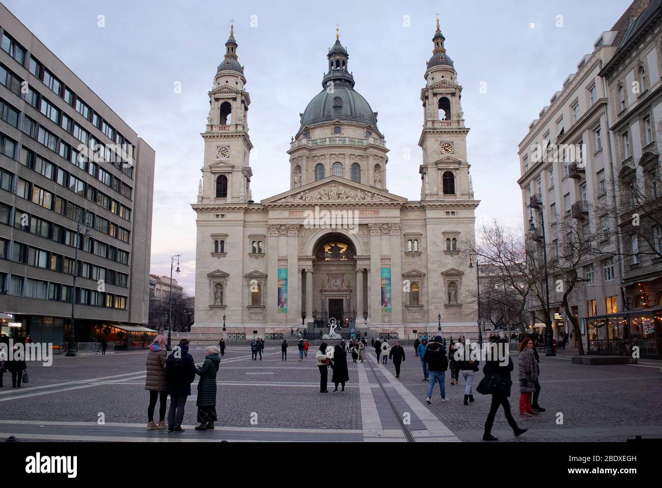 St Stephen's Basilica Budapest - west facade Stock Photo - Alamy