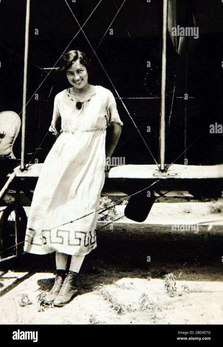 Marjorie Stinson, American Aviatrix Stock Photo - Alamy