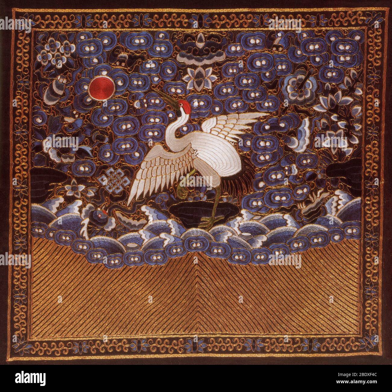 Mandarin square white crane hi-res stock photography and images - Alamy