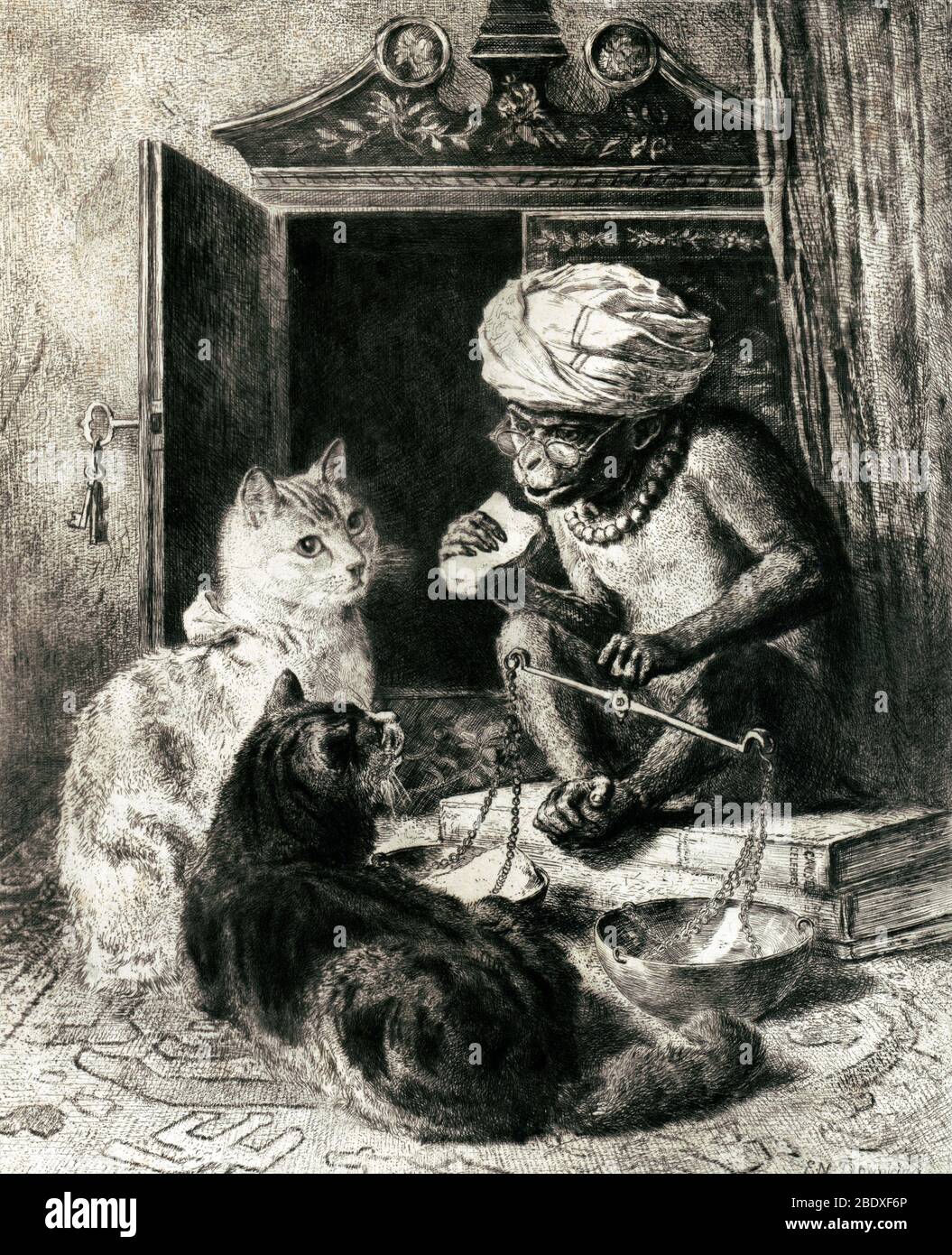 Anthropomorphism, "Fortune Teller Stock Photo - Alamy