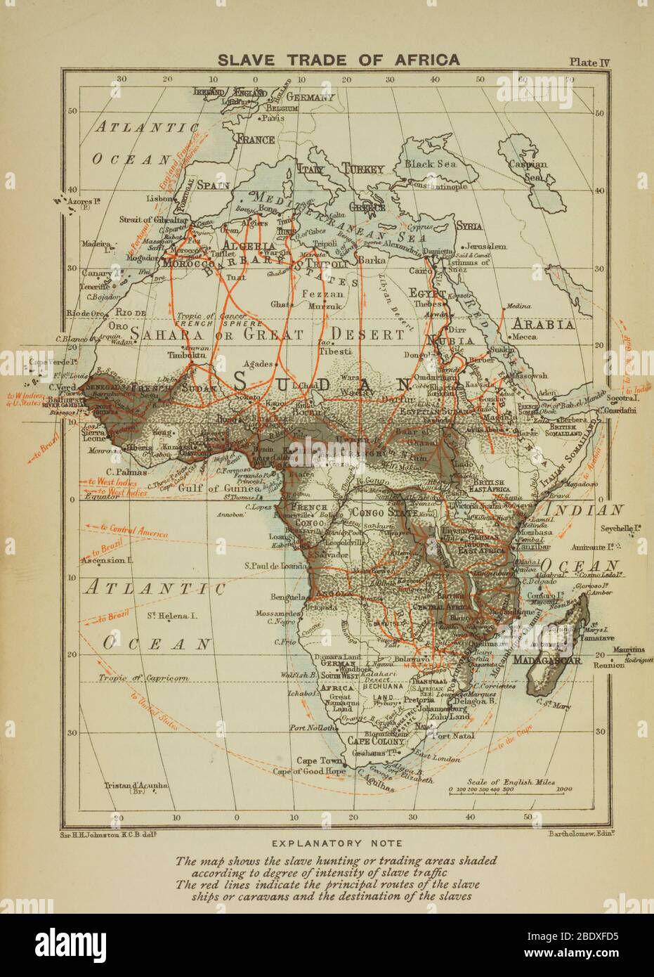 Slave trade map hi-res stock photography and images - Alamy