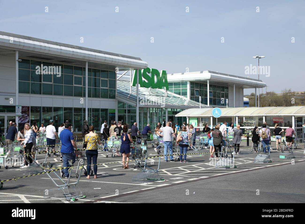 Asda queues hi-res stock photography and images - Alamy