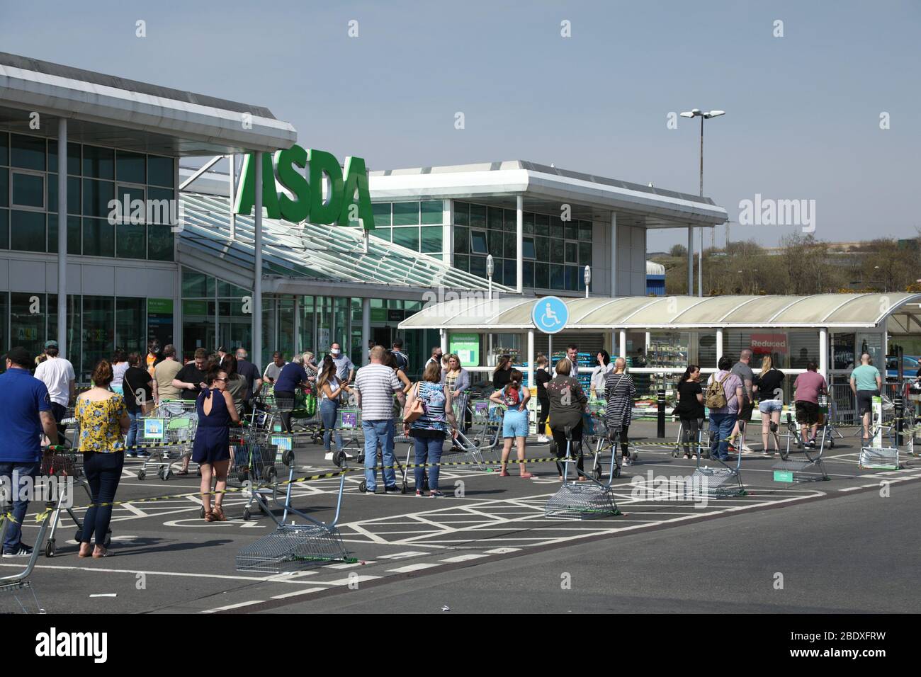 Asda queues hi-res stock photography and images - Alamy