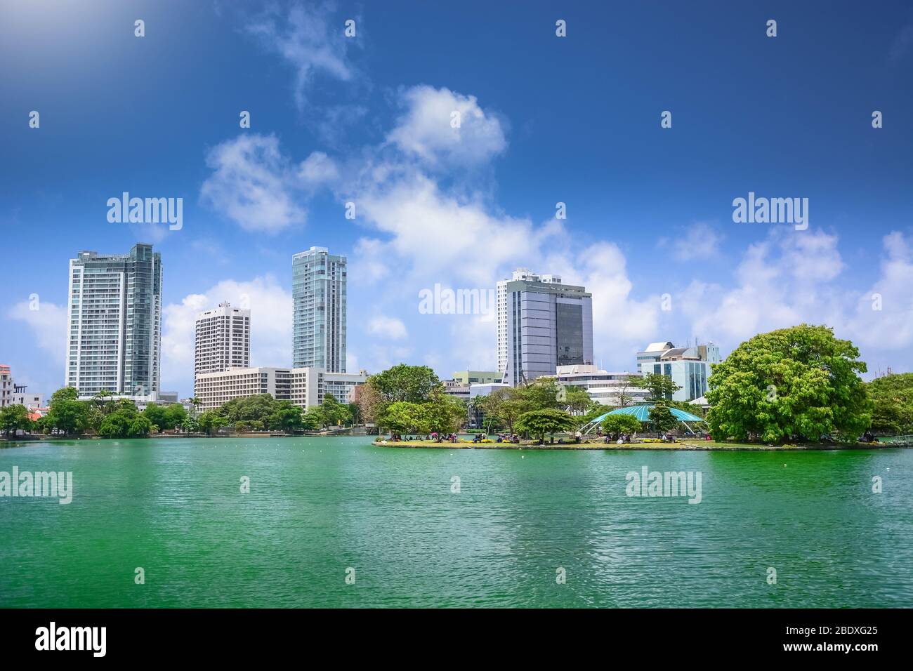 Beautiful Colombo city buildings and skyline in Sri Lanka Stock Photo ...