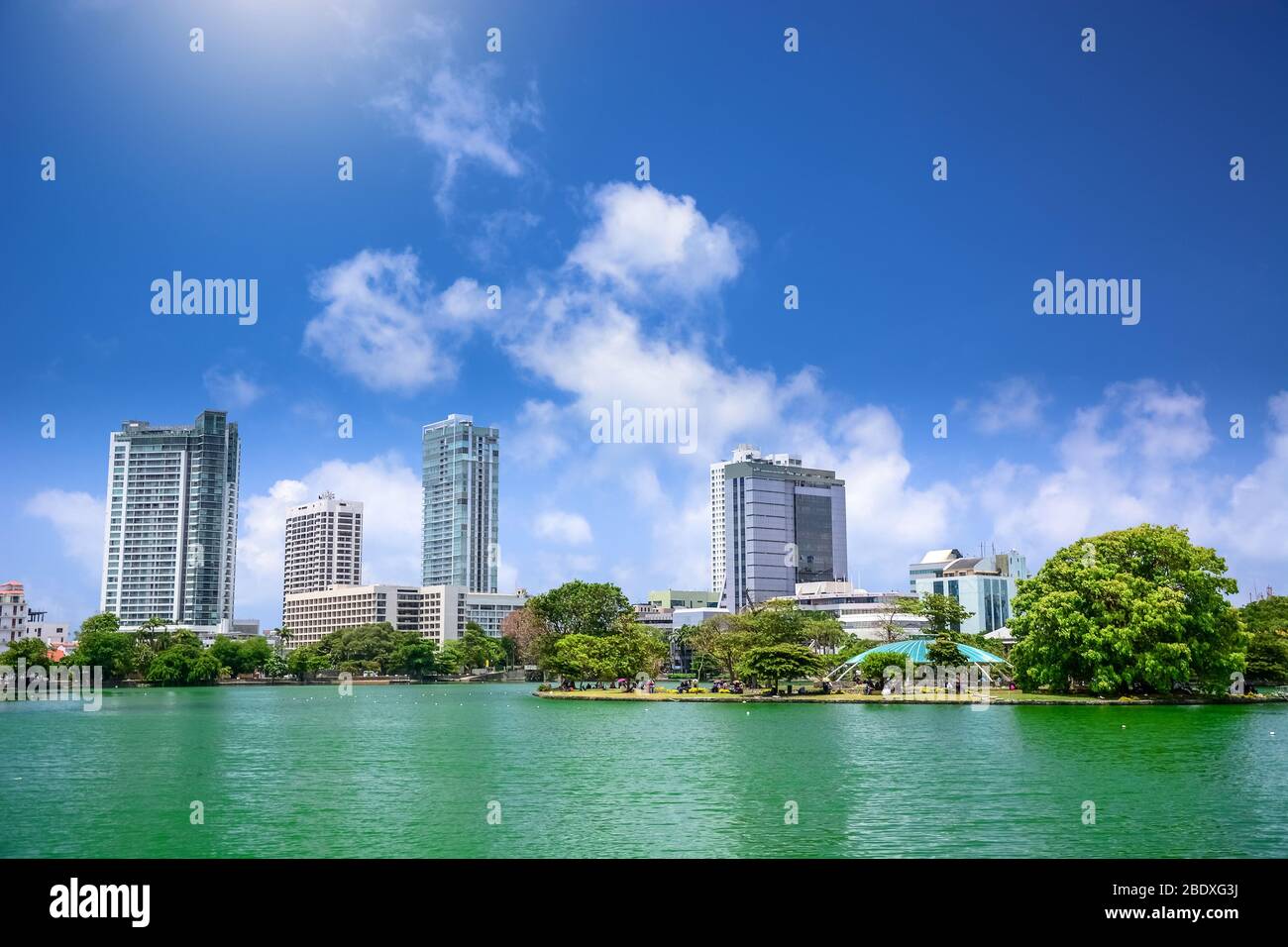 Beautiful Colombo city buildings and skyline in Sri Lanka Stock Photo ...