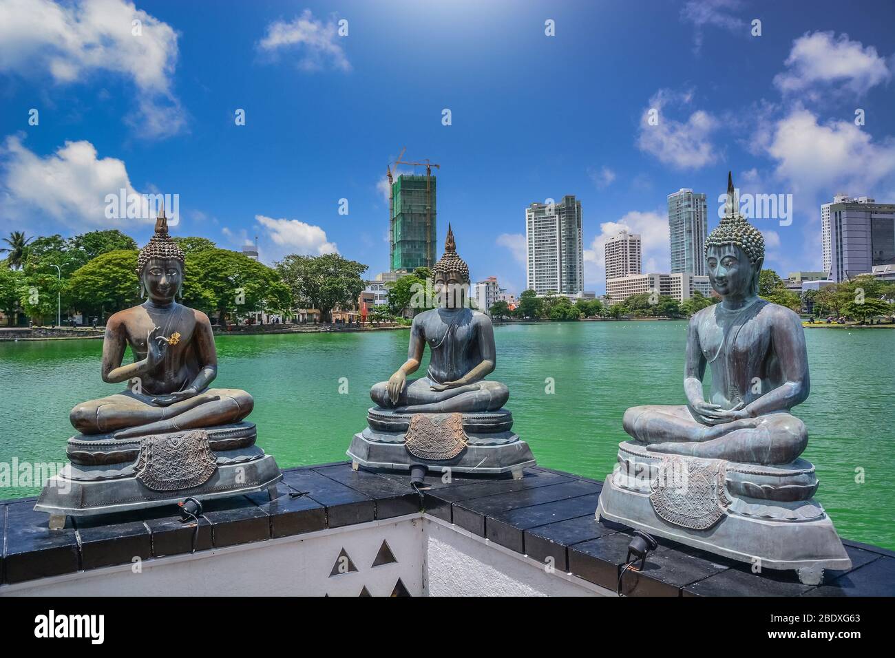 Buddha statues in Colombo city, Sri Lanka Stock Photo - Alamy