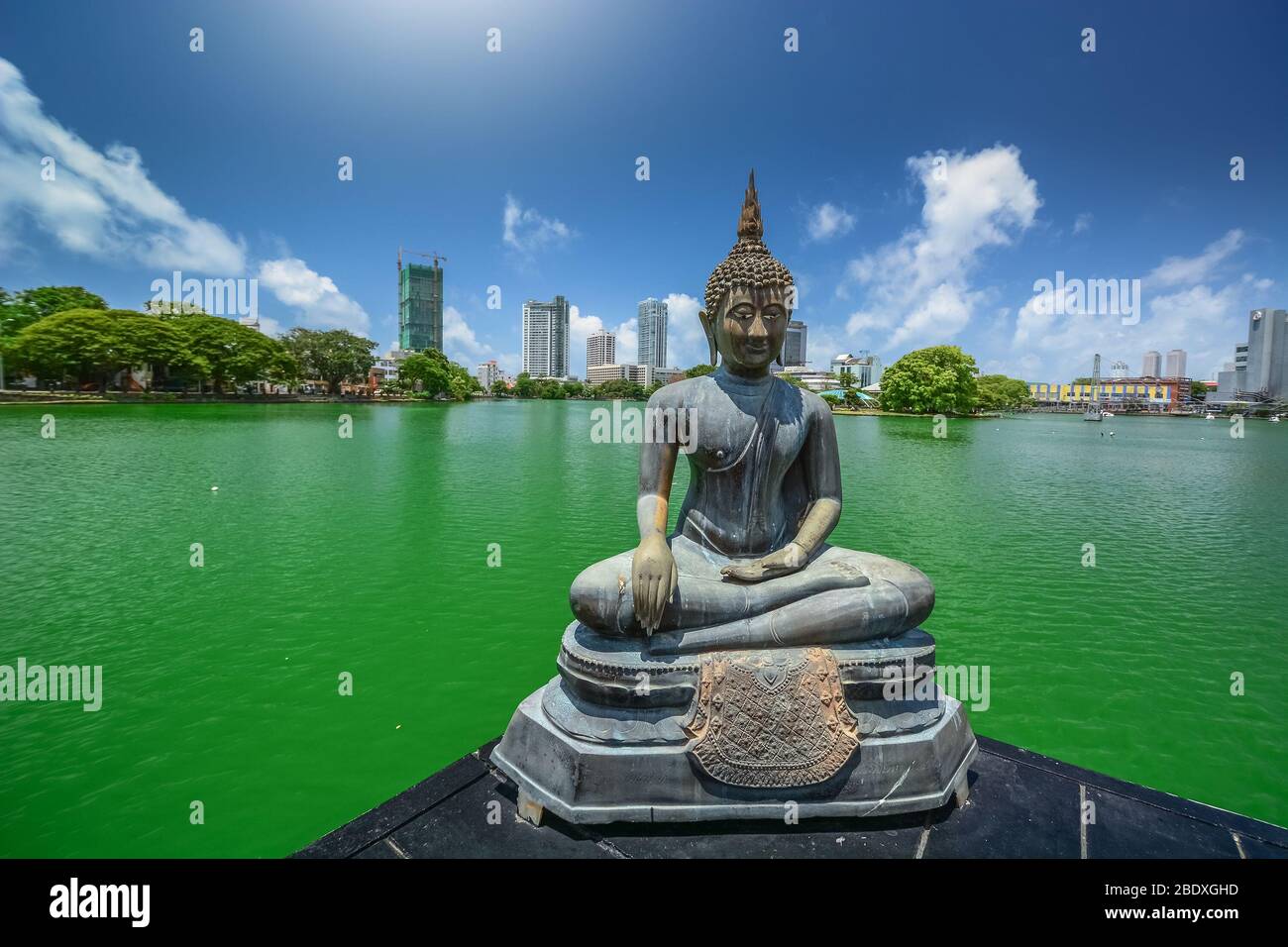 Buddha statues in Colombo city, Sri Lanka Stock Photo - Alamy