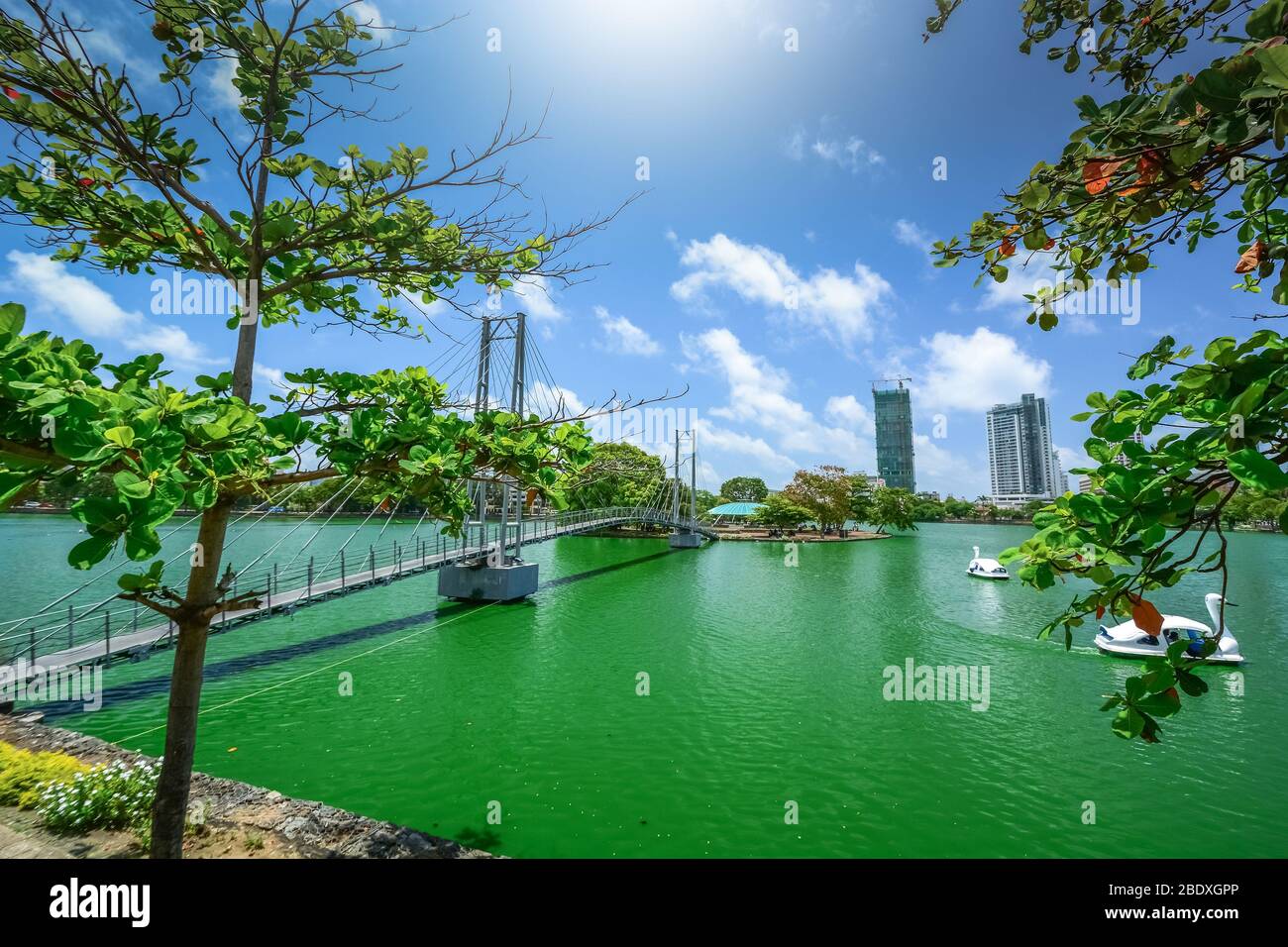 Beautiful Colombo city buildings and skyline in Sri Lanka Stock Photo ...